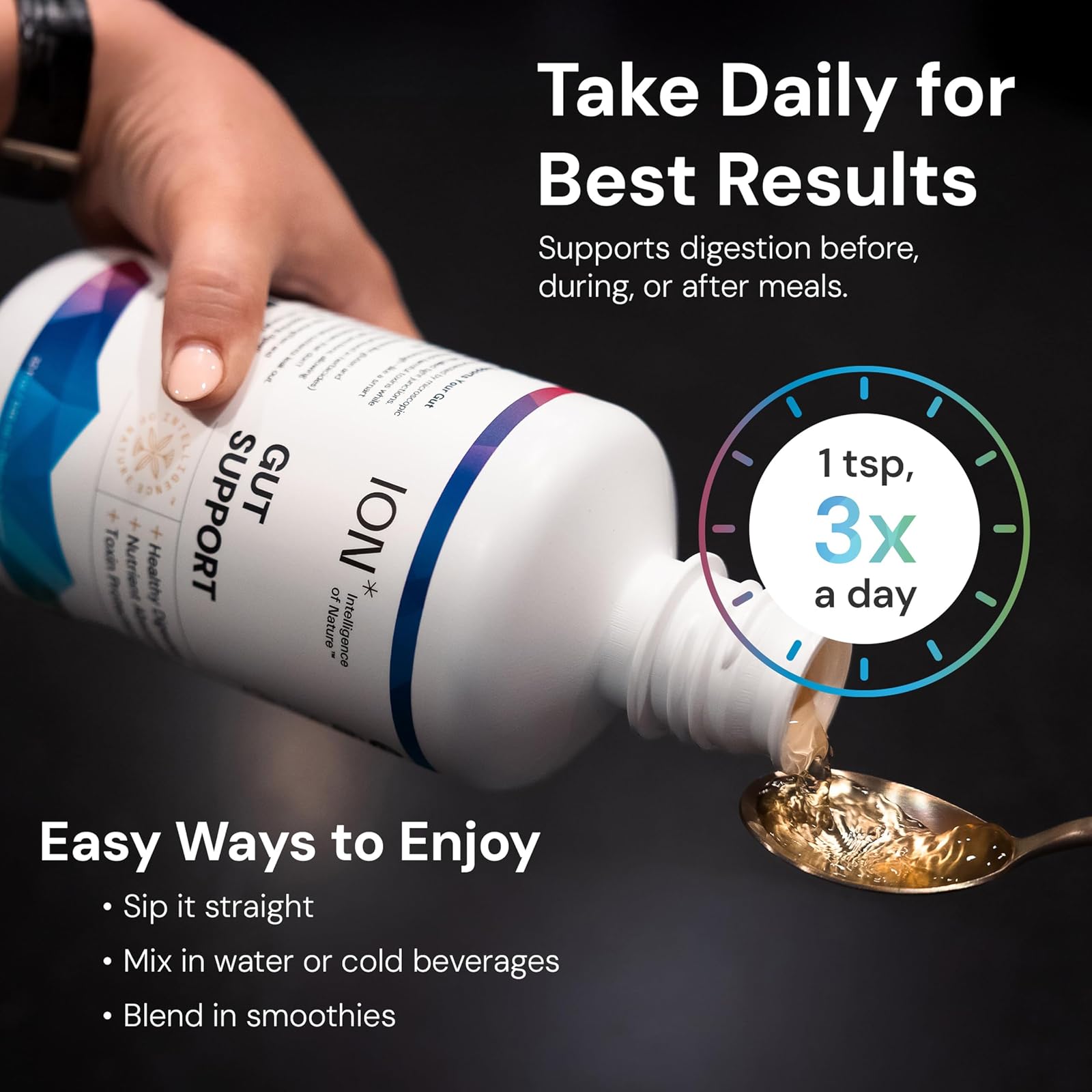 Gut support supplement for overall wellness