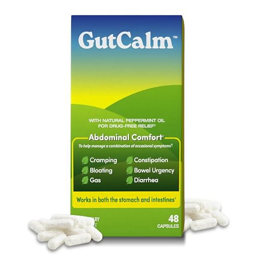 GutCalm peppermint oil capsules for digestion