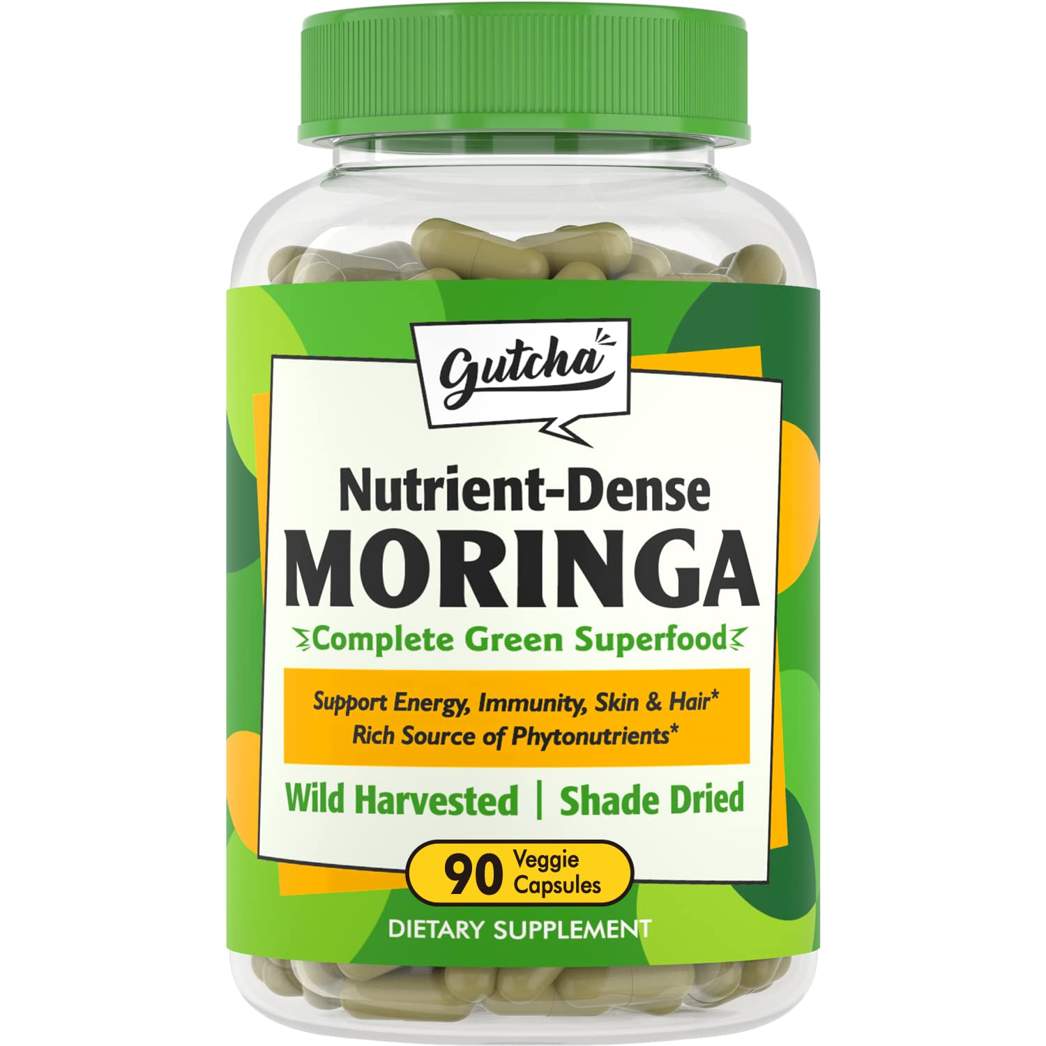 Gutcha Moringa capsules for energy boost