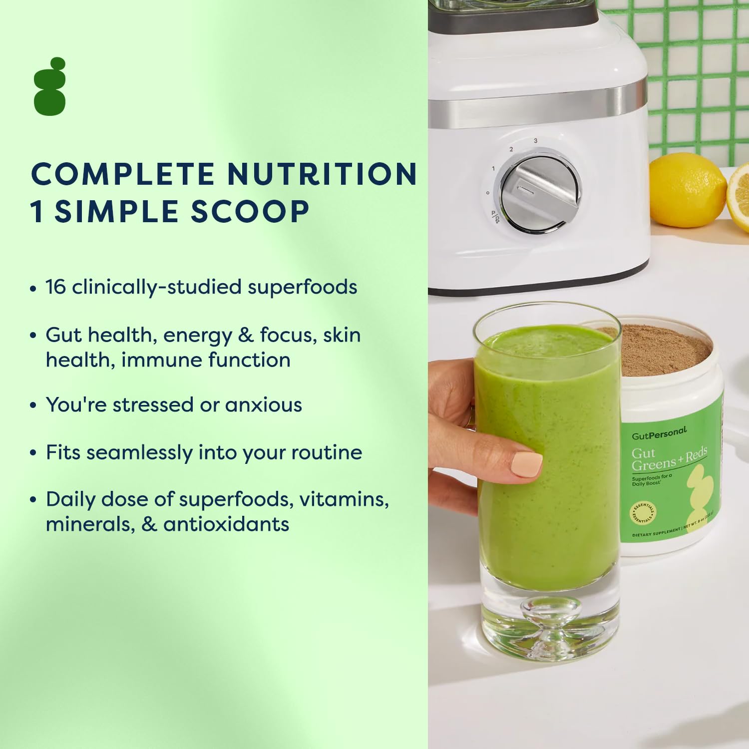 GutPersonal Gut Greens for gut health