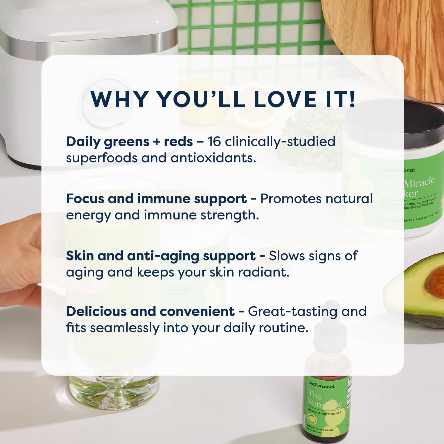 GutPersonal multivitamins with superfoods