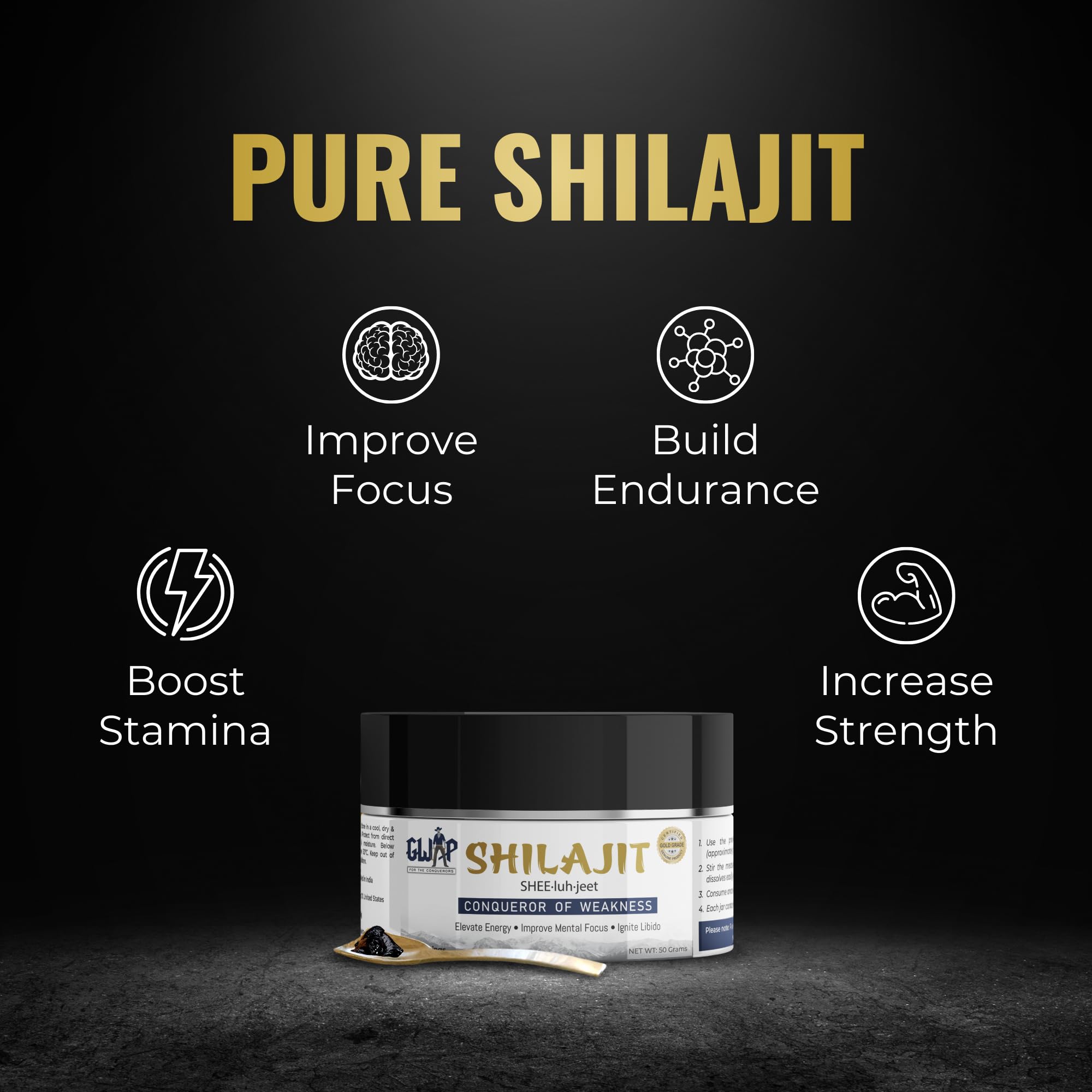 GWAP Shilajit benefits for vitality
