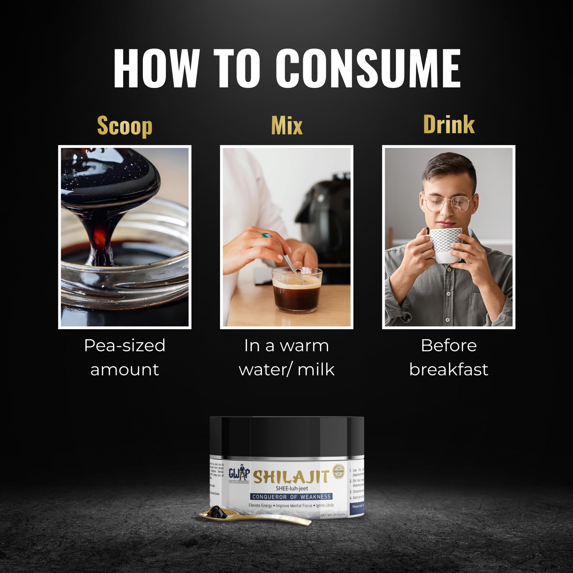 GWAP Shilajit for holistic wellness