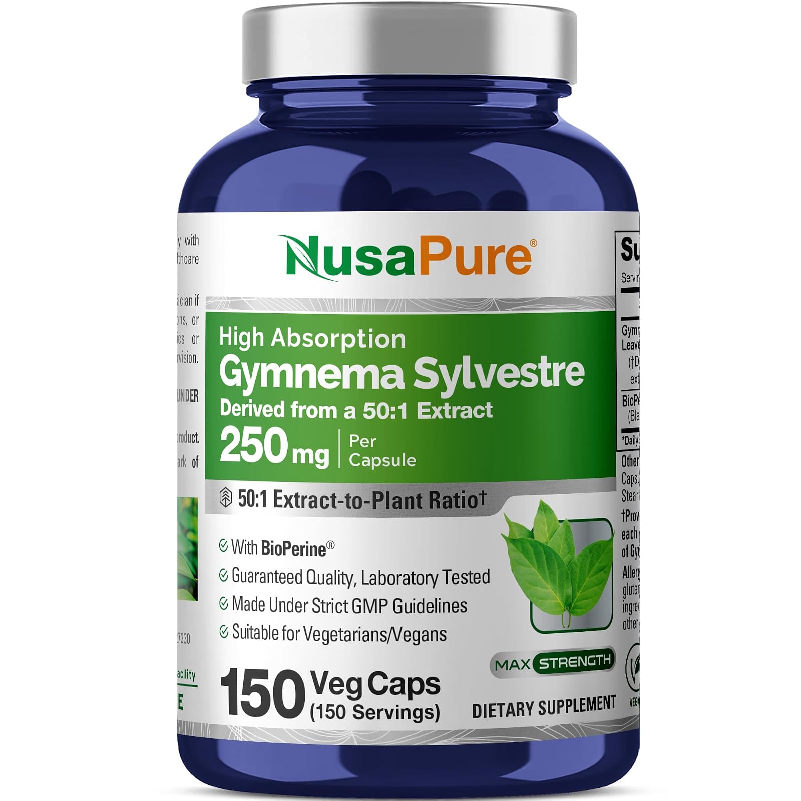 gymnema sylvestre herbal supplement capsules