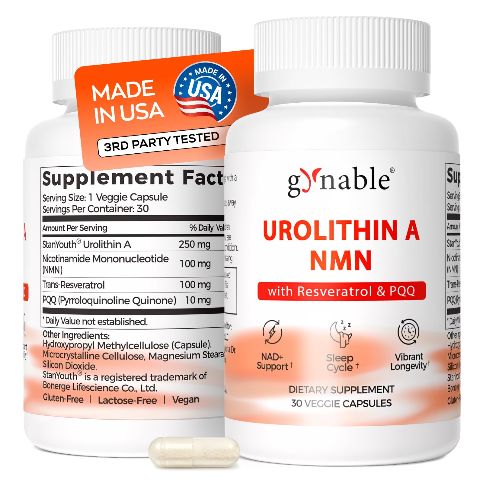Gynable Urolithin A multivitamins for men
