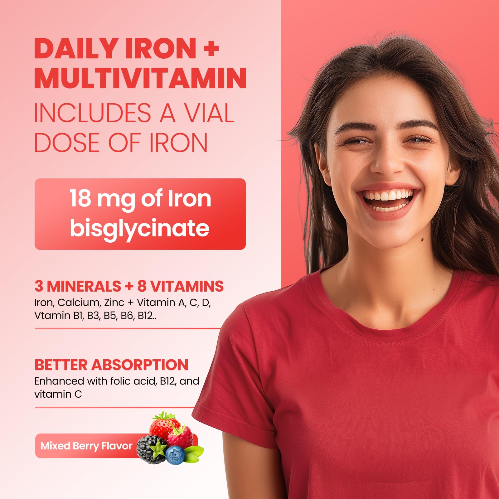 GZ HAOYUAN iron gummies for women