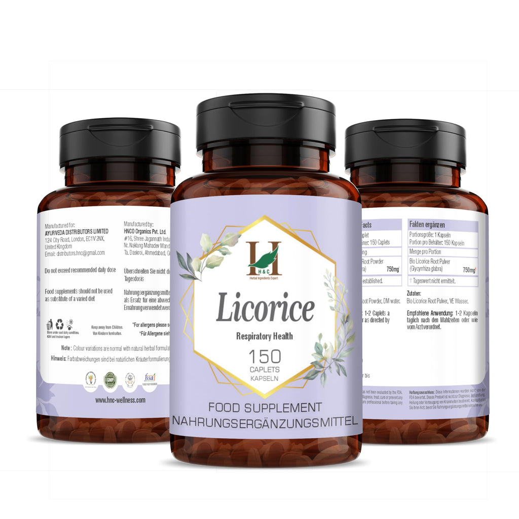 H&C licorice root for respiratory health