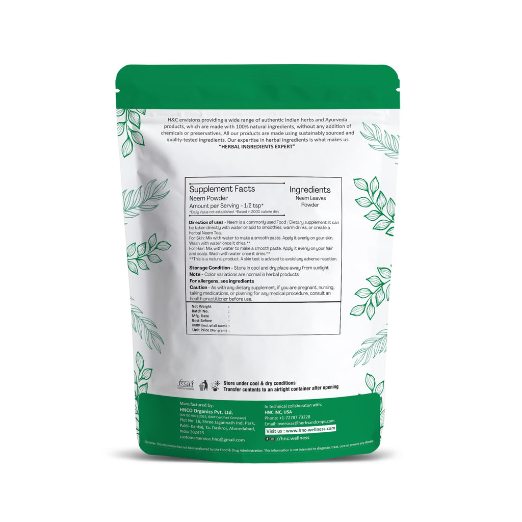H&C neem leaves powder