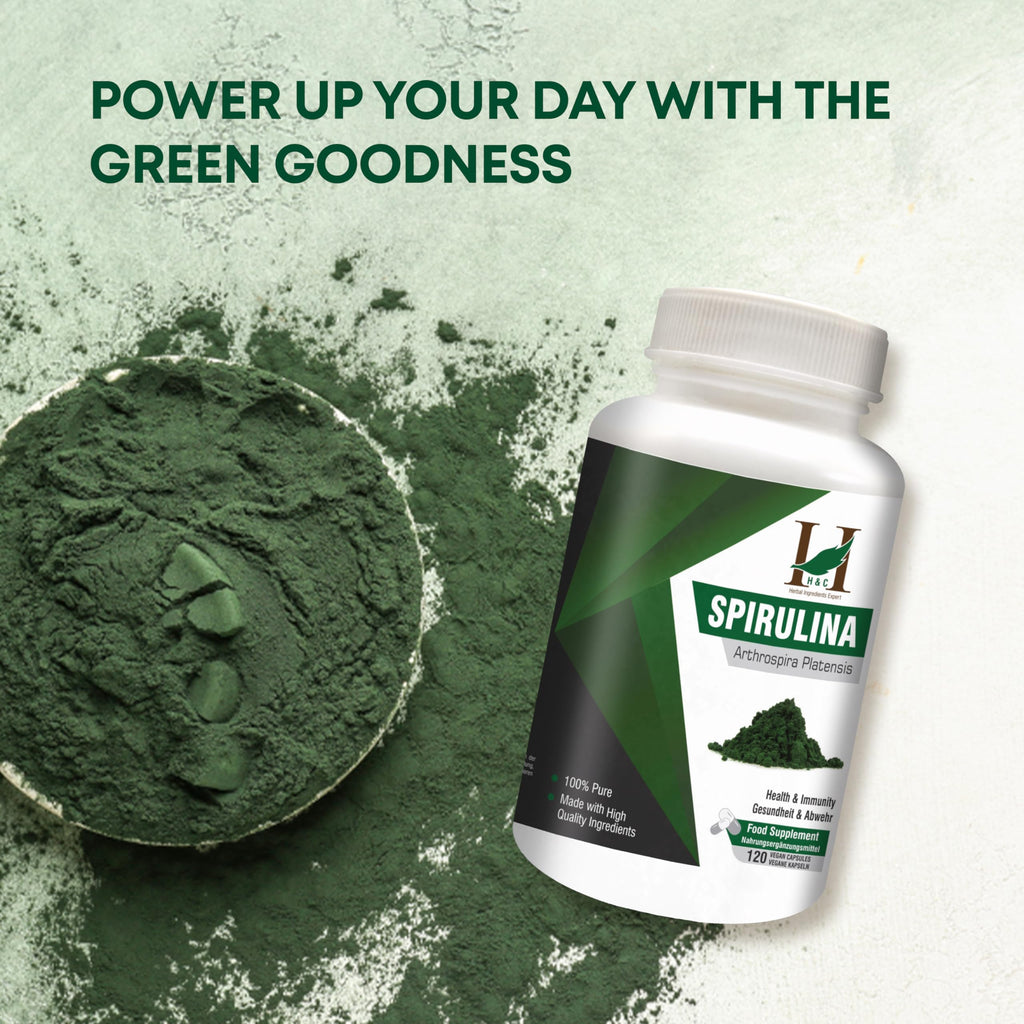 H&C spirulina for detoxification