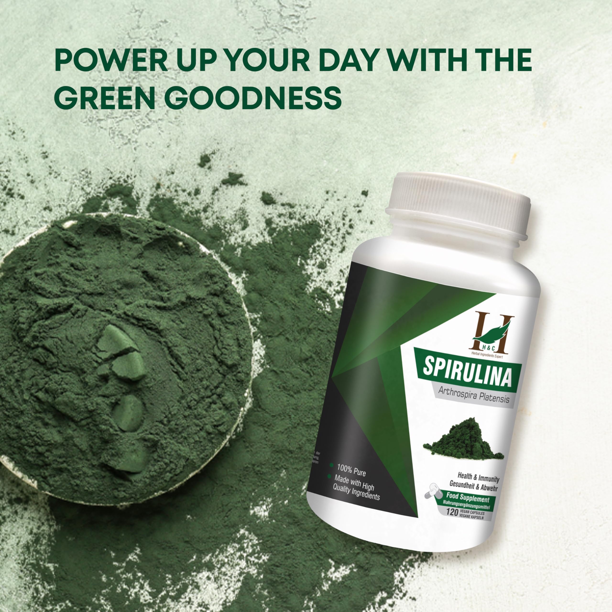 H&C spirulina for detoxification