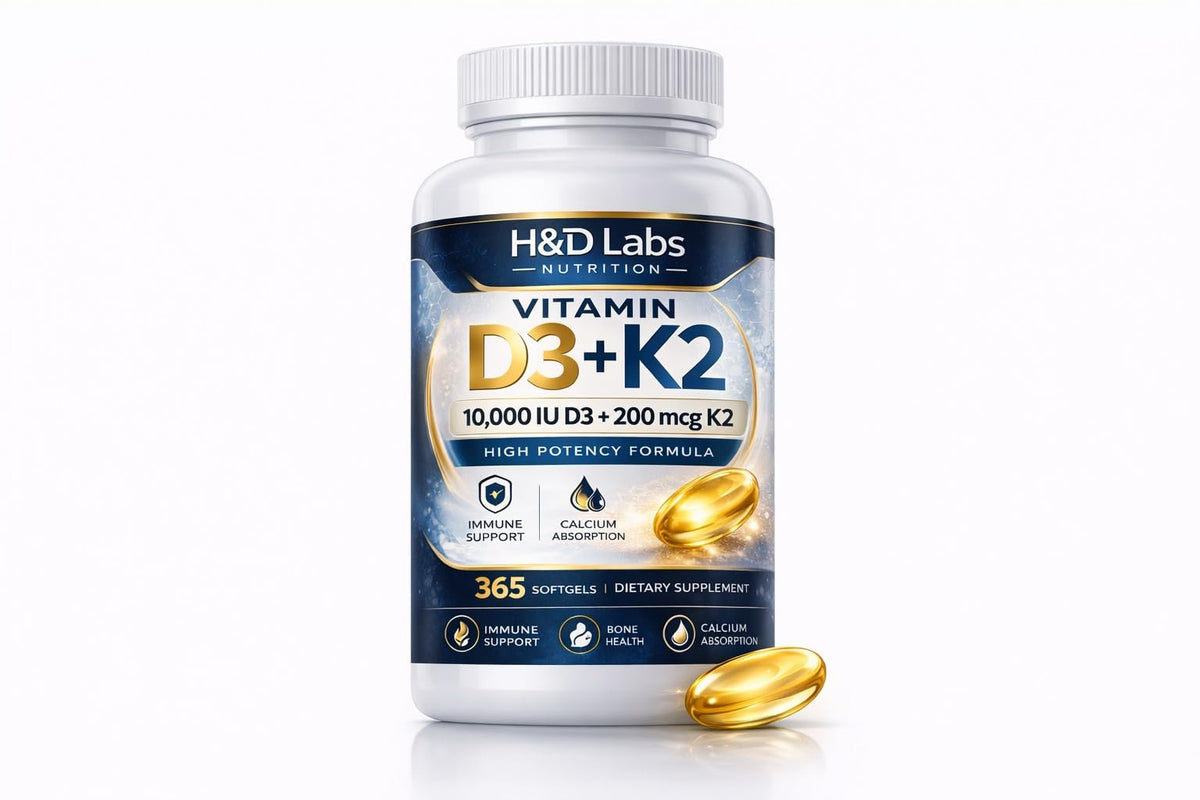 H&D Labs Vitamin D3 K2 capsules
