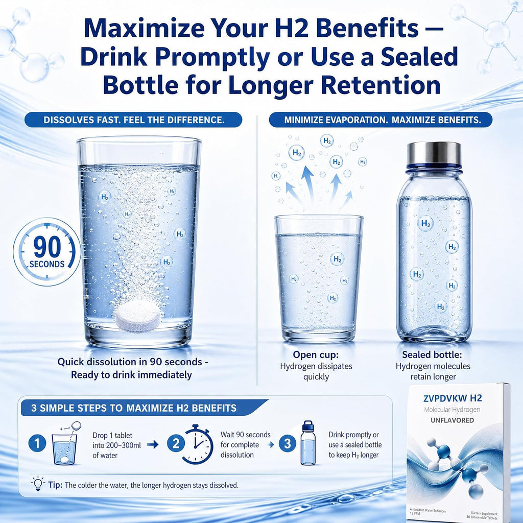 H2 molecular hydrogen for wellness