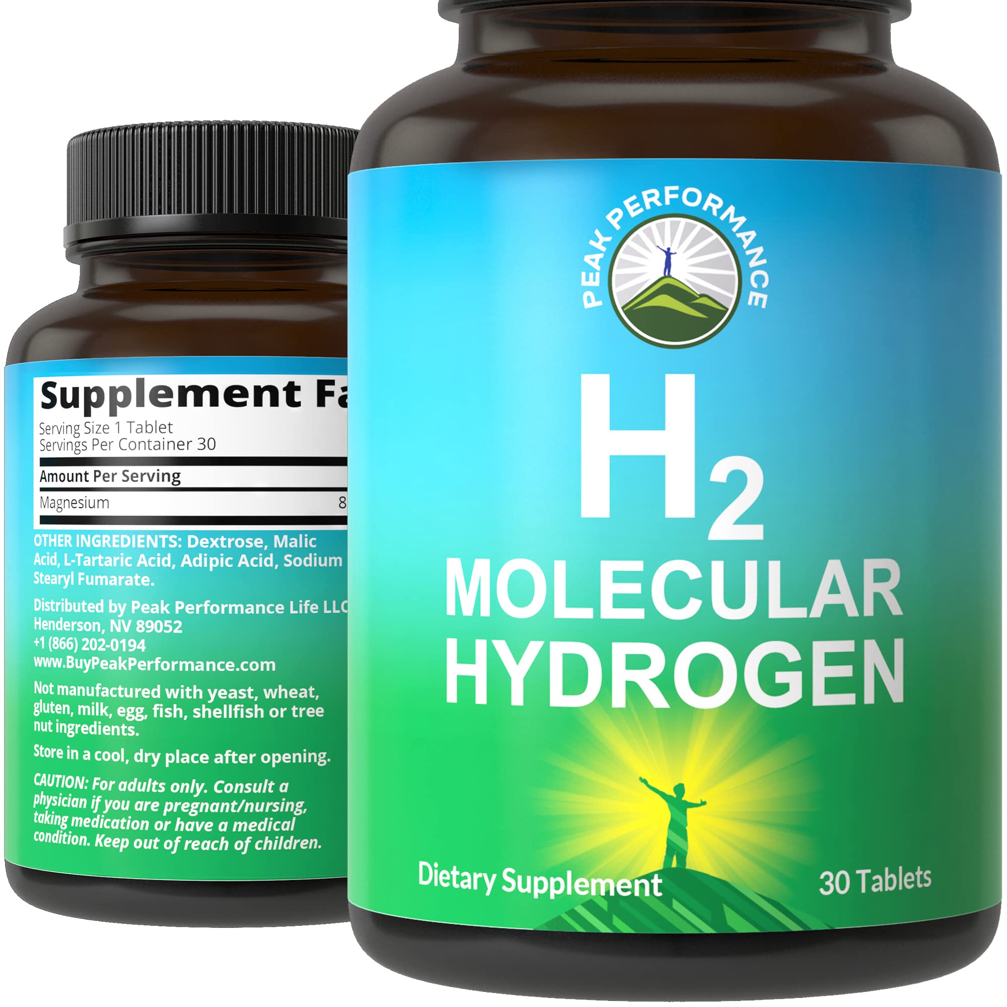 H2 molecular hydrogen water tablets