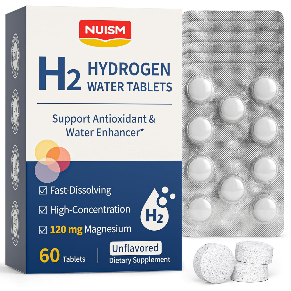 H2 molecular hydrogen water tablets