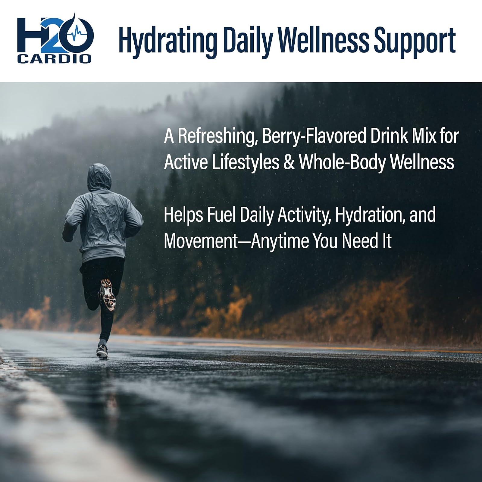 H2O Cardio wellness drink mix