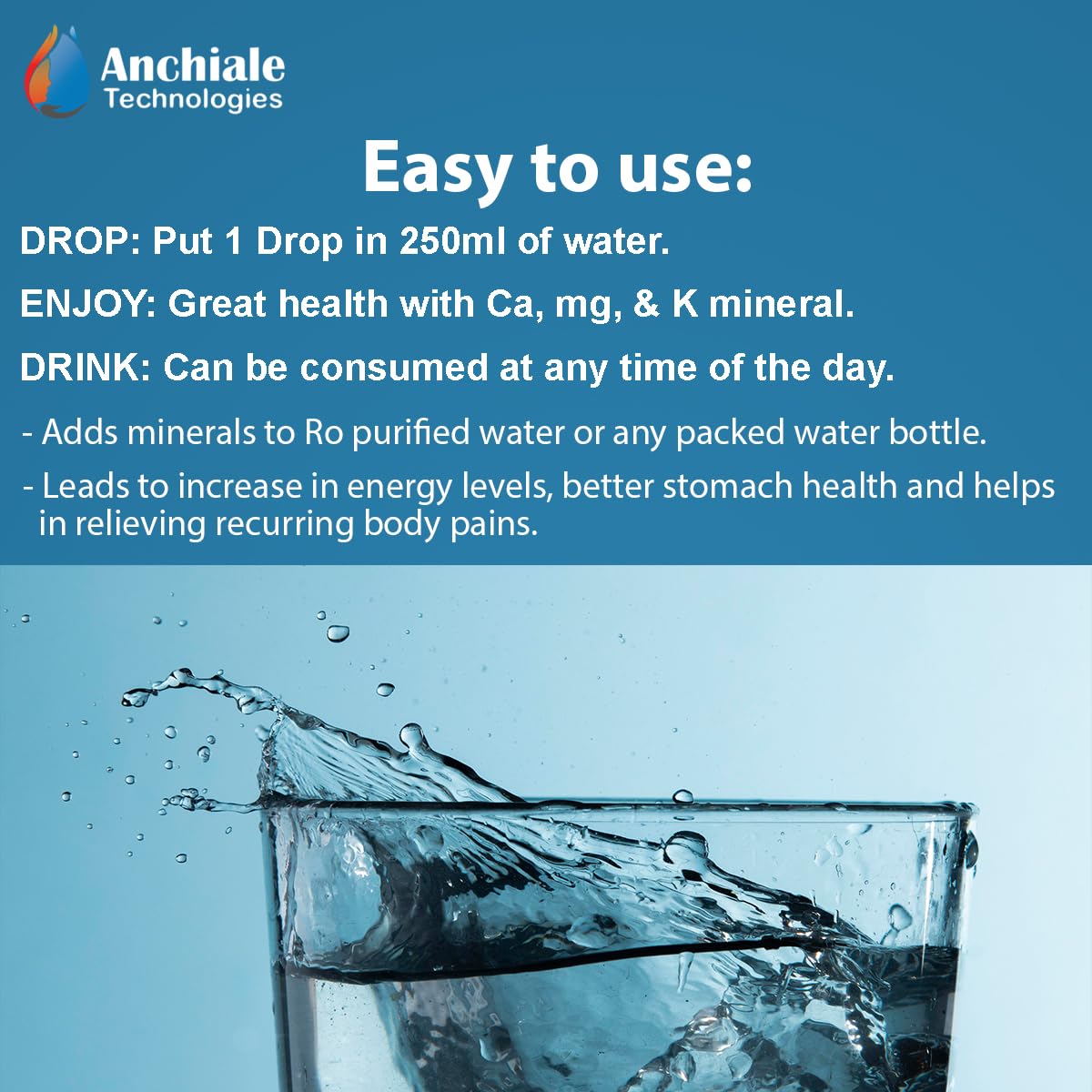 H4O drops for mineral balance