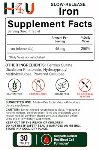 H4U iron tablets for vitality
