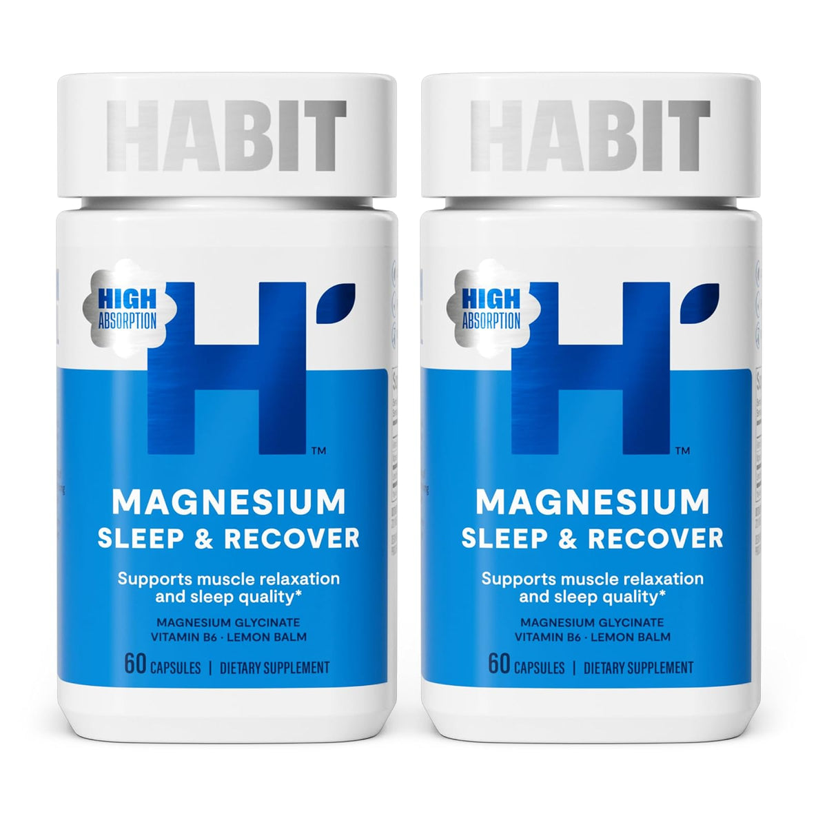 Habit Magnesium Glycinate capsules for relaxation