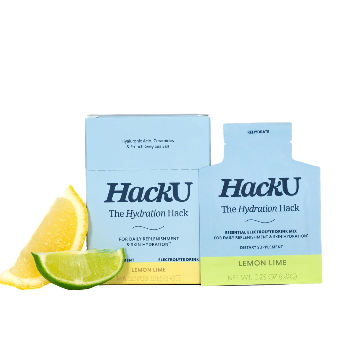HackU electrolyte packets for hydration