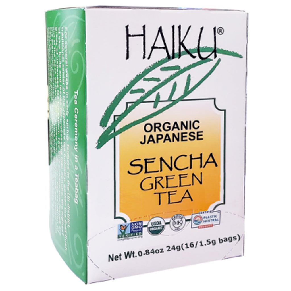 Haiku organic sencha tea bags