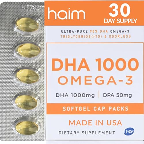 HAIM DHA Omega 3 fish oil benefits