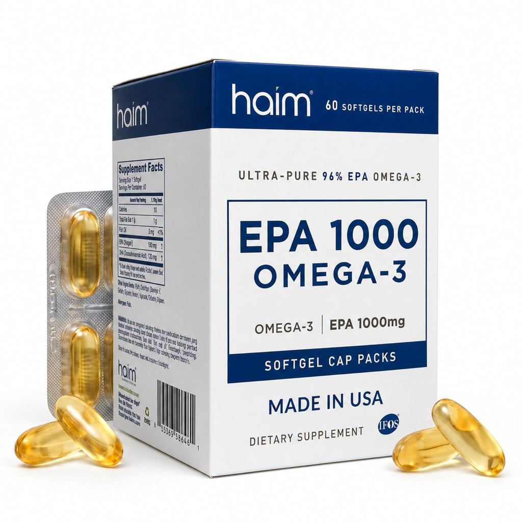 HAIM fish oil softgels for heart health