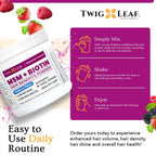 hair benefits powder with biotin