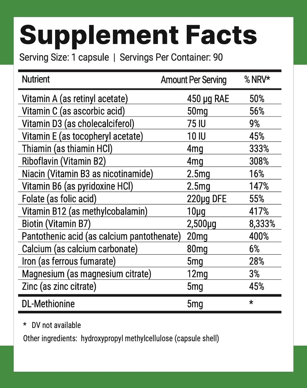 Hair defence biotin complex benefits