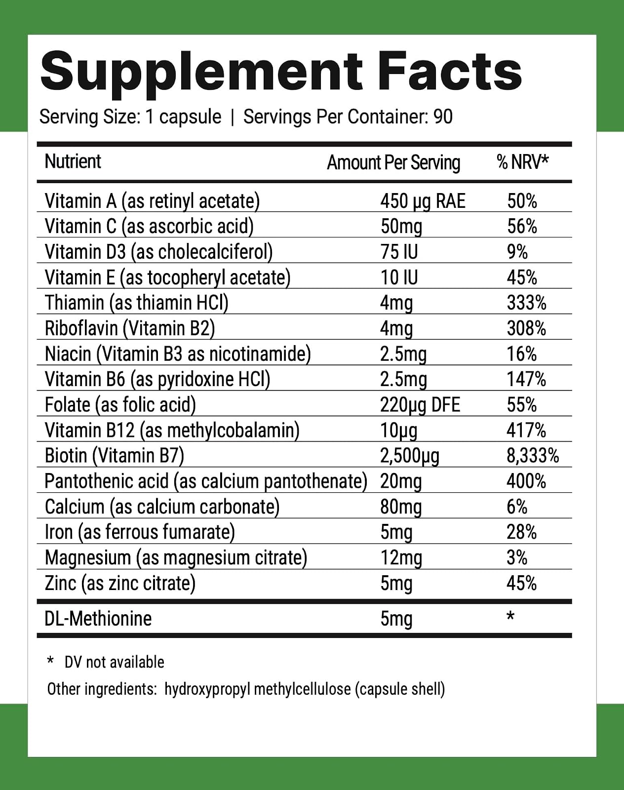Hair defence biotin complex benefits