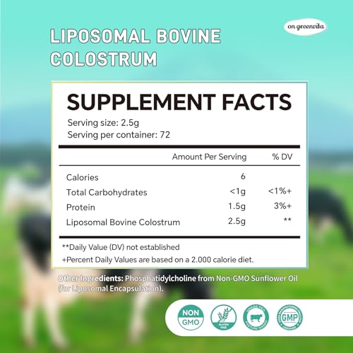 Hair growth benefits of colostrum powder