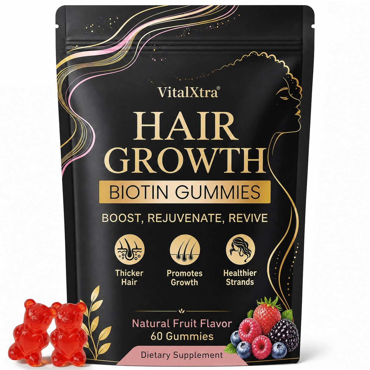 Hair Growth Gummies for thicker hair