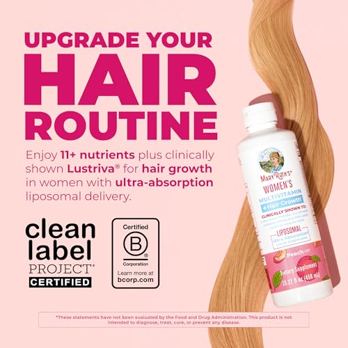 hair growth support with MARYRUTH'S multivitamin