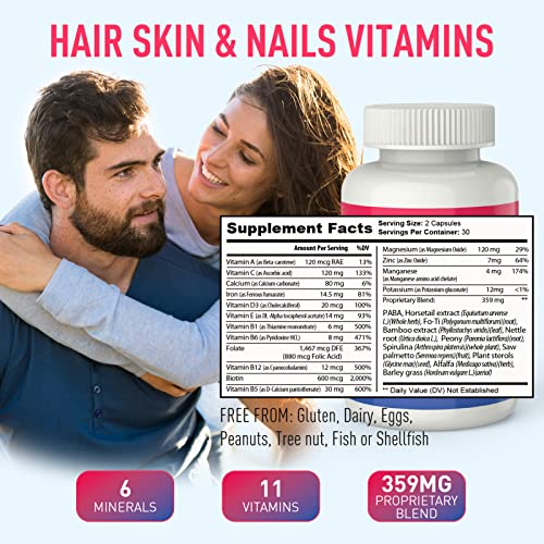 hair growth vitamins for men and women