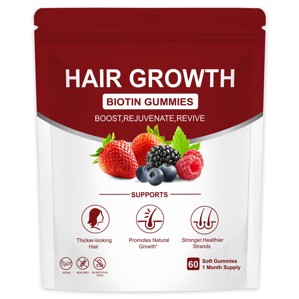 hair growth vitamins gummies for women