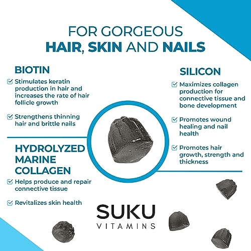 hair gummies with biotin and collagen