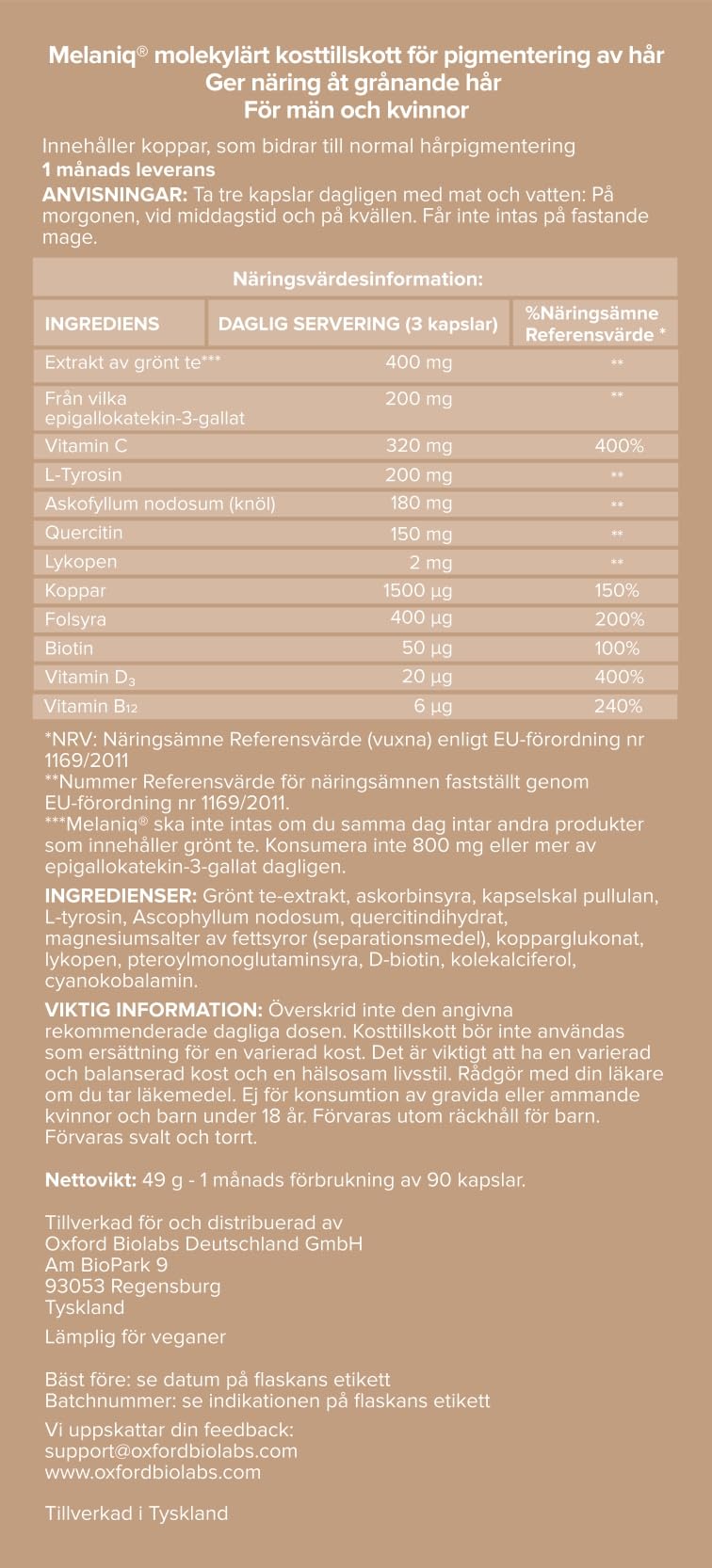 hair health dietary supplements
