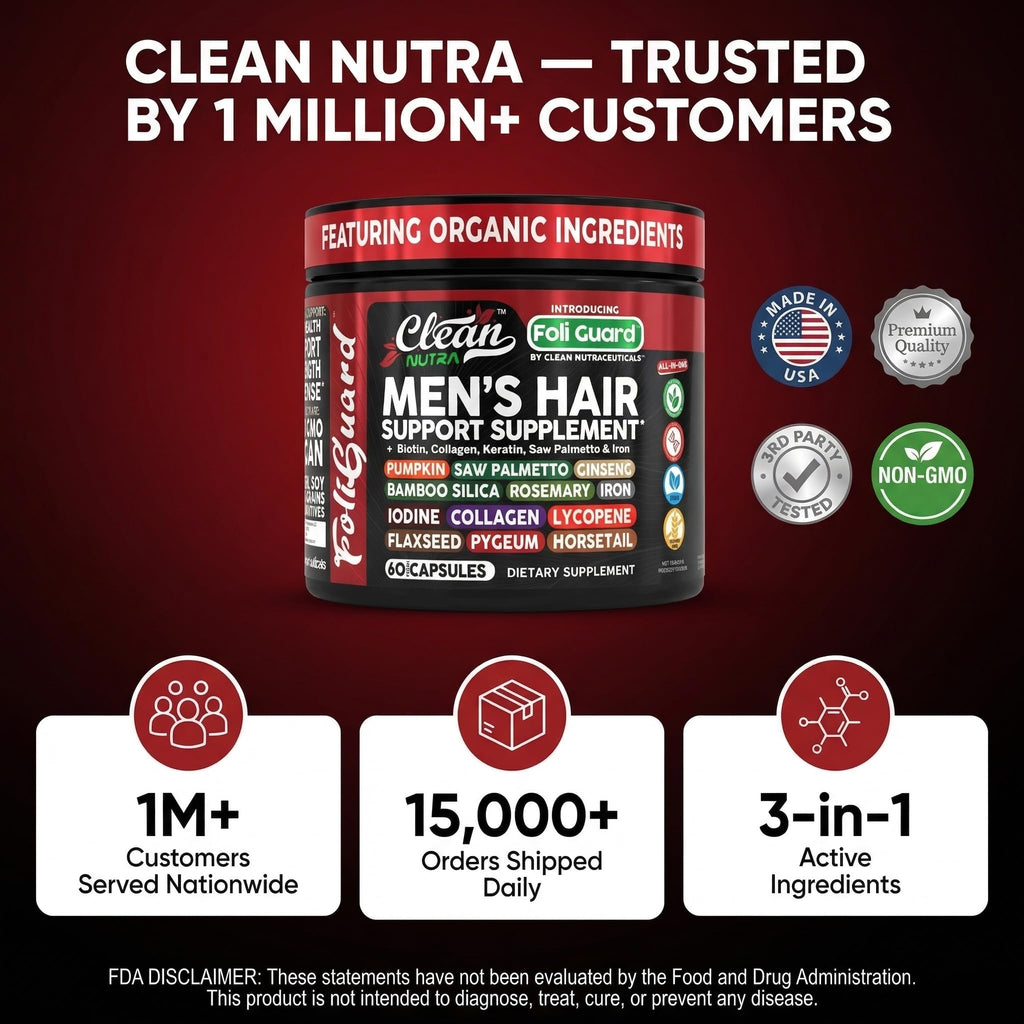 hair health support with saw palmetto