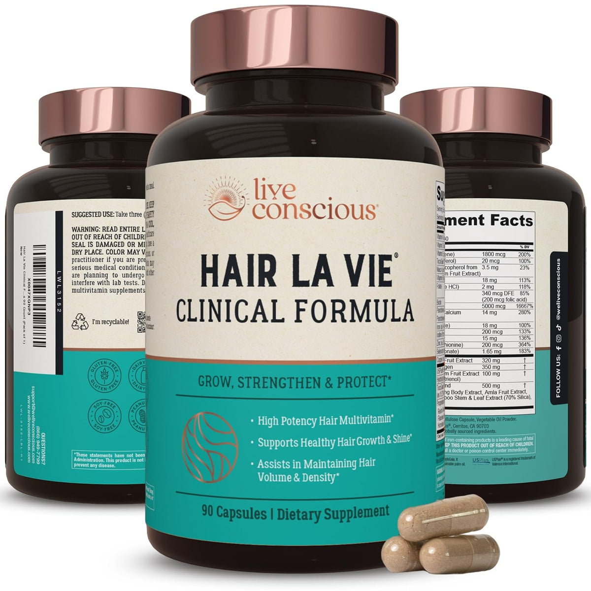 Hair La Vie hair growth vitamins