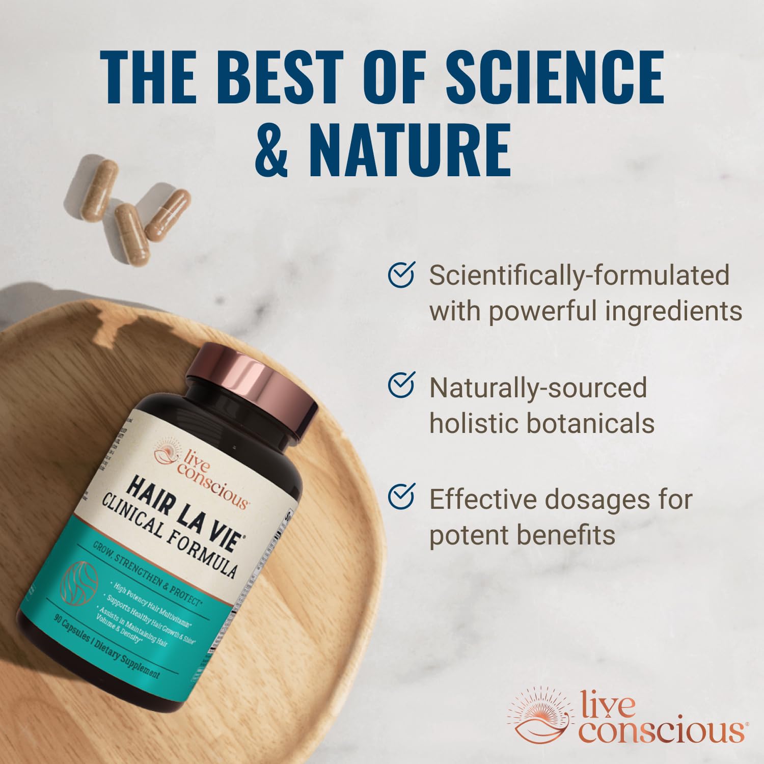 Hair La Vie vitamins for fuller hair