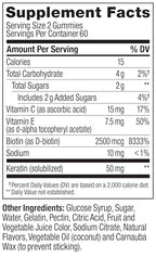 hair skin and nails support with biotin