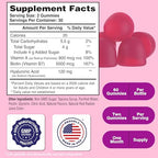 Hair Skin & Nails gummies for healthy glow
