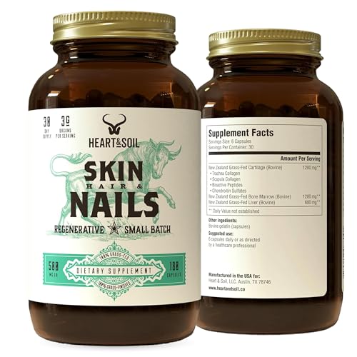 hair skin & nails supplement capsules