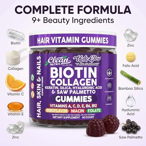 hair support biotin gummies with vitamins