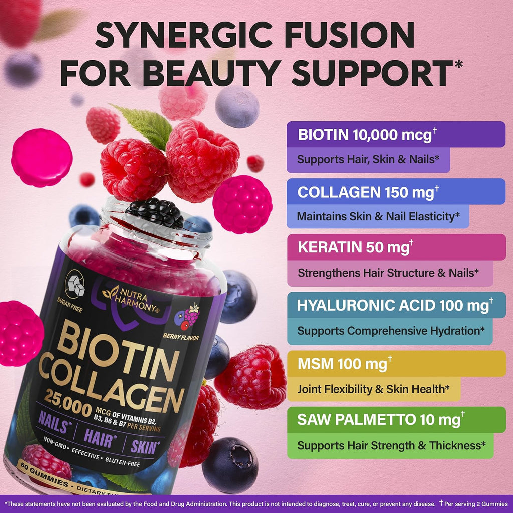 hair support biotin gummies