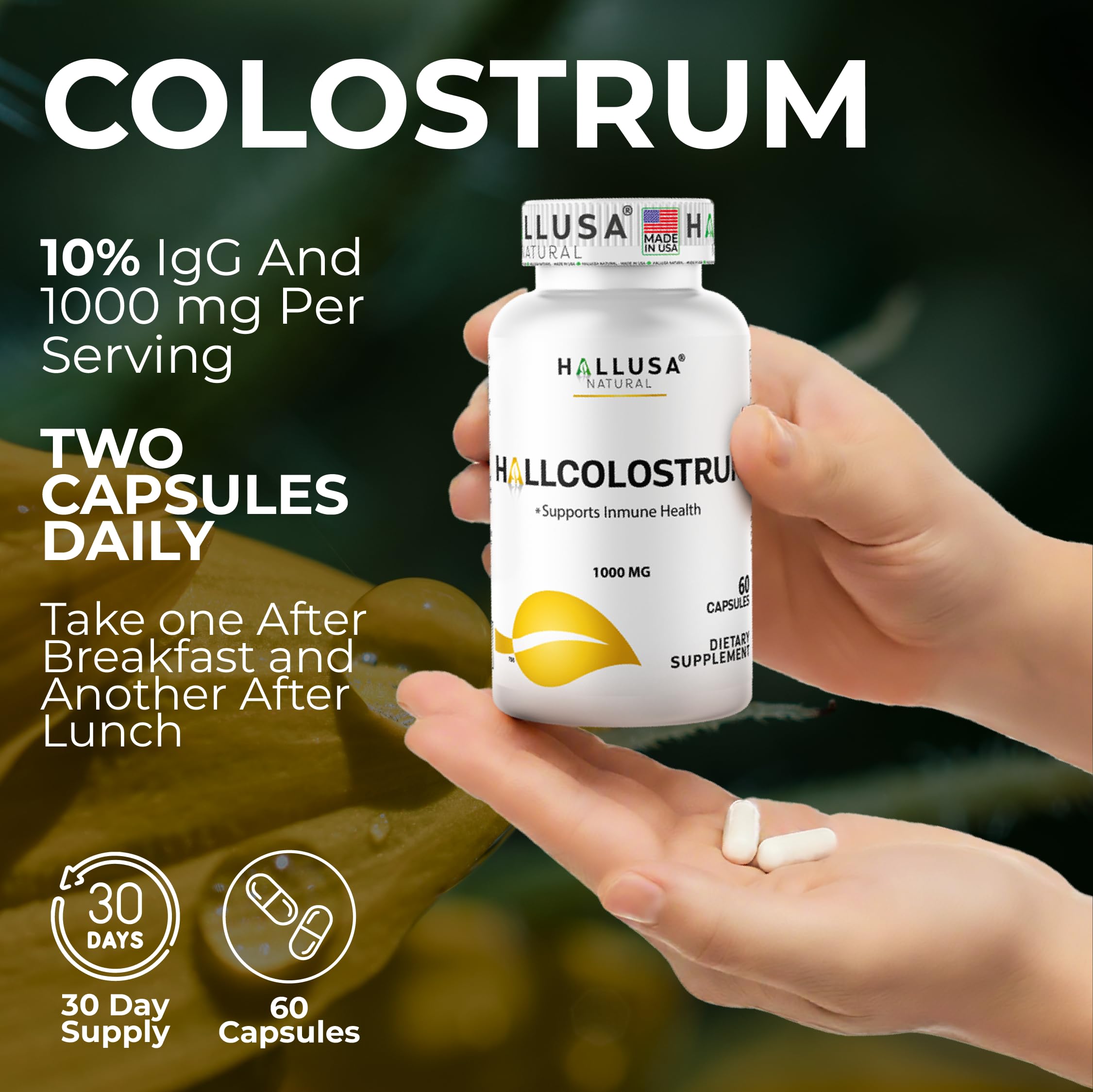 Hair support with blended vitamin supplements