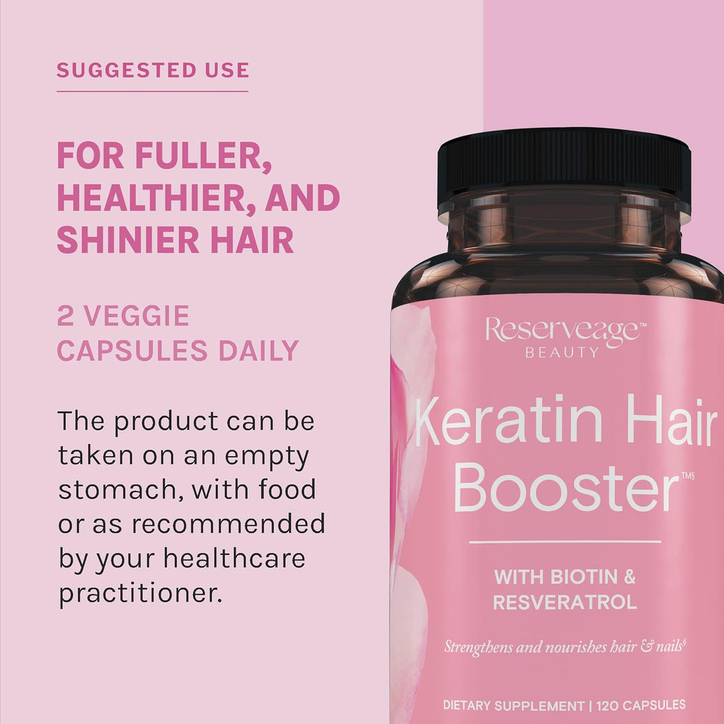 Hair vitality with Reserveage biotin