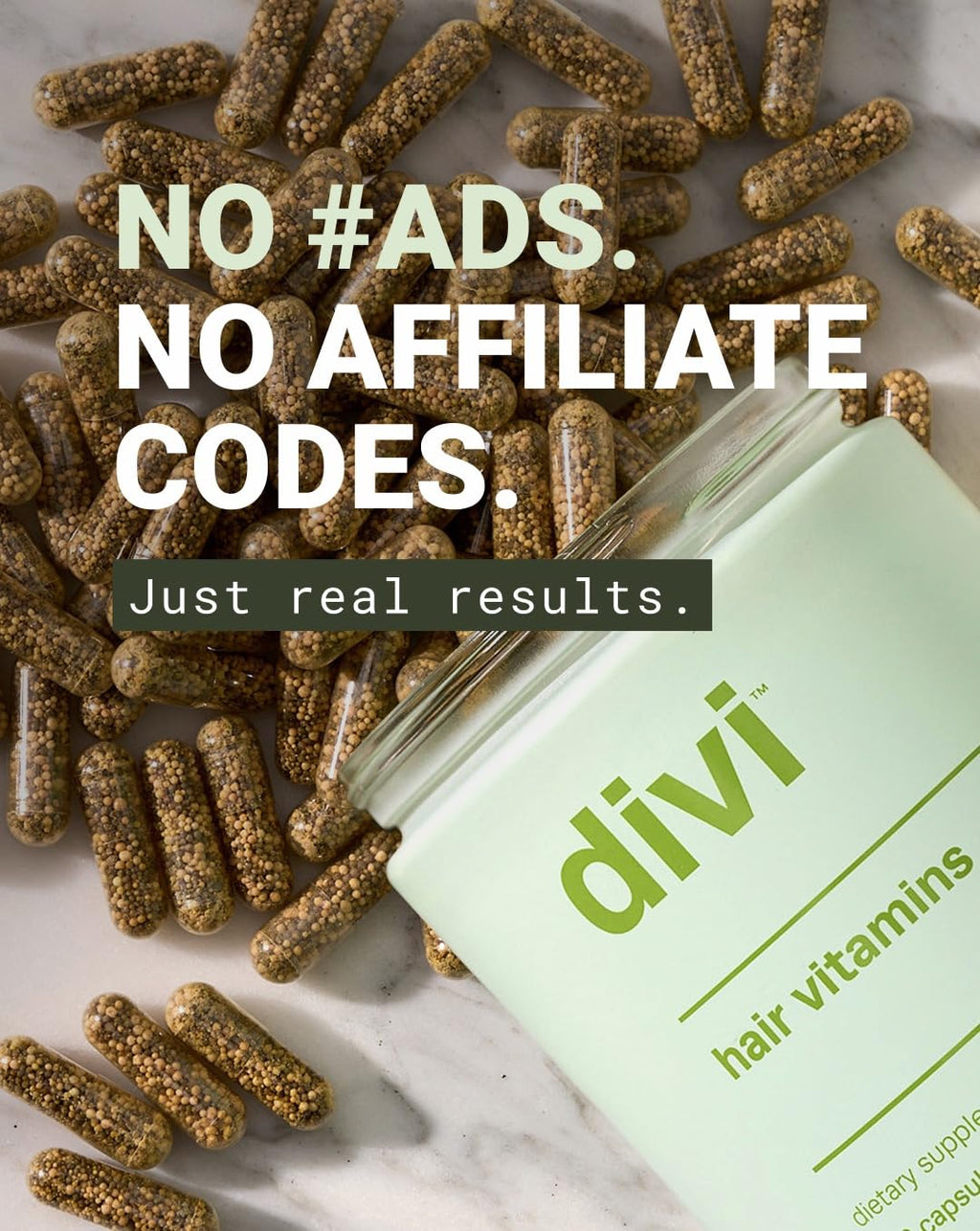 Hair vitamins for improved thickness