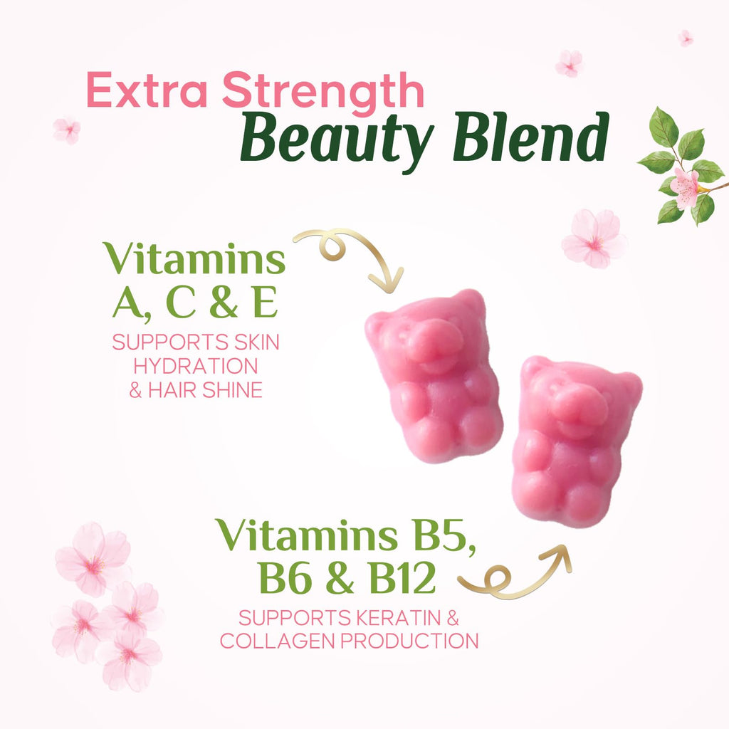 Hair vitamins with essential nutrients