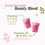 Hair vitamins with essential nutrients