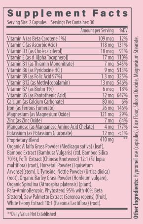 hair wellness with biotin capsules